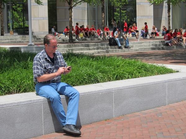 William Finck outside the National Constitution Center, June 14th 2011 ...